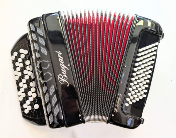 Bugari Juniorfisa Finnish C System 72 Bass Compact Button Accordion