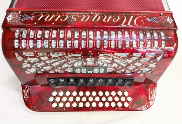 Mengascini Three Row Stradella Bass Diatonic Accordion - The Accordion Shop