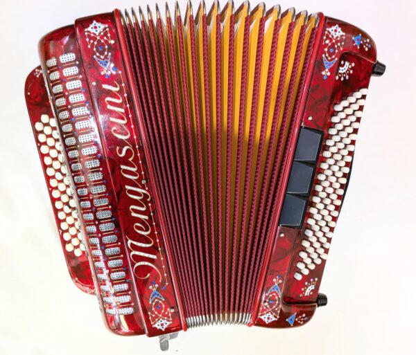 Mengascini Three Row Stradella Bass Diatonic Accordion - The Accordion Shop