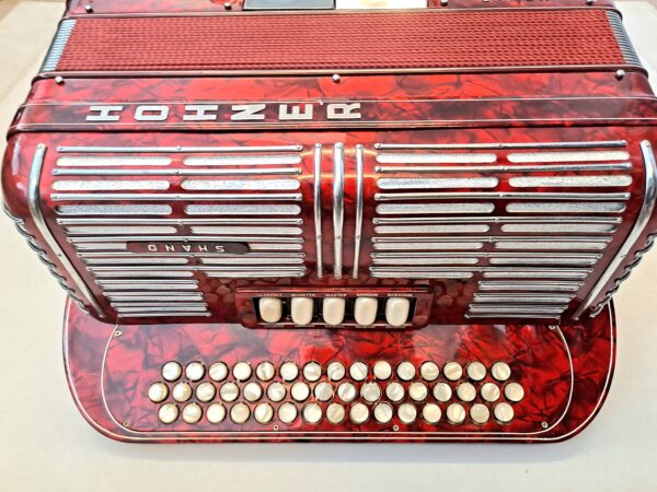 Hohner Shand Morino 120 Bass Diatonic Accordion With Stradella Bass